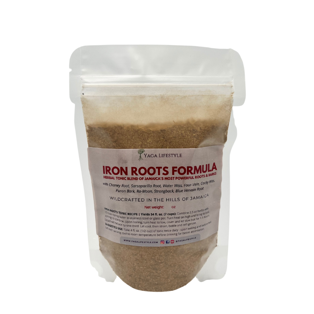Iron Lion Powder | Jamaican Roots Tonic Supplement with Sarsaparilla,